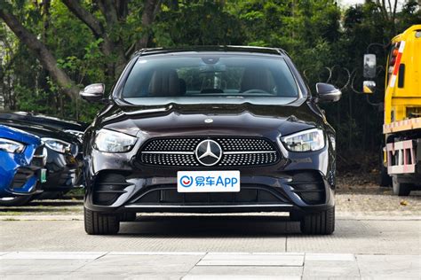 【奔驰e级改款 E 300 L 运动时尚型正前水平图片 汽车图片大全】 易车