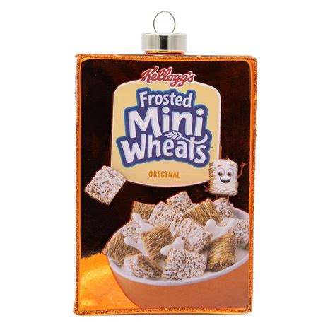 Kelloggs® Frosted Mini Wheats™ Cereal Box Ornament By Kat Annie