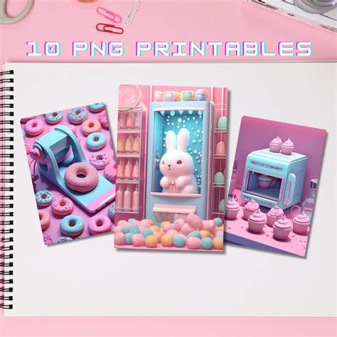 10 Cute Desserts Png Kawaii Prints Kawaii Food Kawaii Poster Kawaii