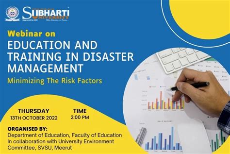 Webinar On Education And Training In Disaster Management” Subharti University News
