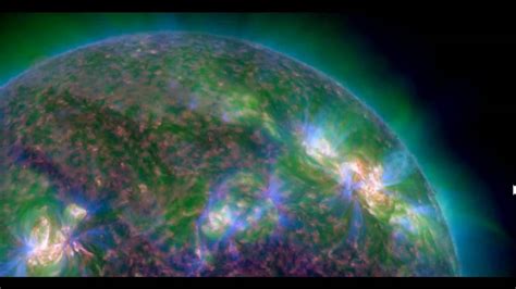 Multiple M Class Solar Flares Solar Watch 9th March 2011 Youtube