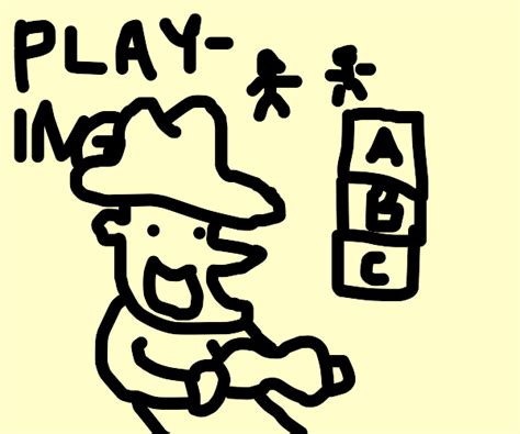 Inspector Playing Drawception