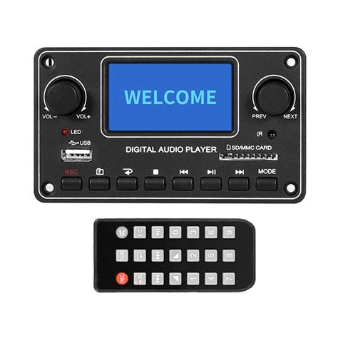 LCD MP3 Player Module 28X64 Display Bluetooth Digital Audio Decoder Board TDM157 USB SD BT FM