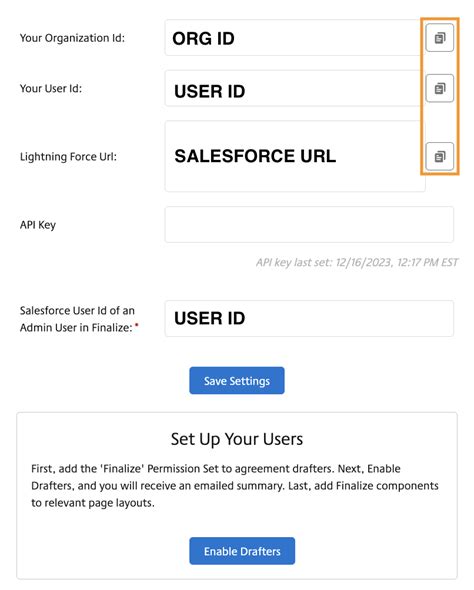 Salesforce Finalize Setup And Configuration Linksquares Help Center
