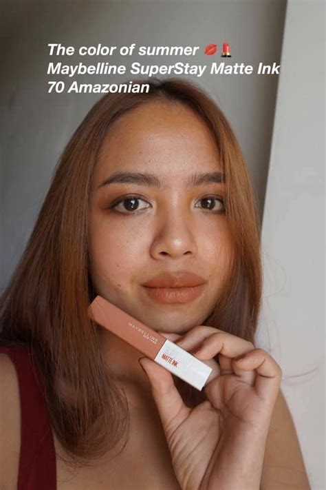 Maybelline Super Stay Matte Ink 70 Amazonian Maybelline Super Stay
