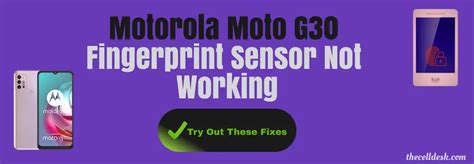 How To Fix Motorola Moto G Fingerprint Sensor Not Working