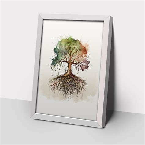 Tree Of Life Print Tree Of Life Art Tree Art Colourful Tree Etsy