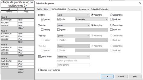 solved area subtotal in a multilevel schedule autodesk community