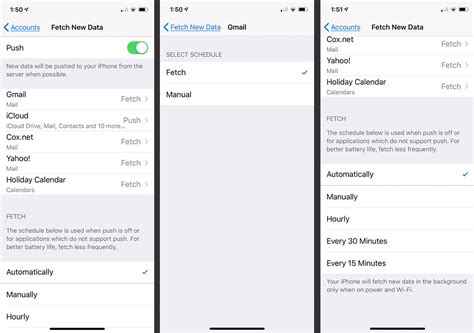 What Do The Iphone Email Settings Do