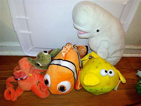 Finding Nemo And Dory Nemo Ultra Rare Bloat W Tags Hank And More Lot Of 5 Plush 4625264302