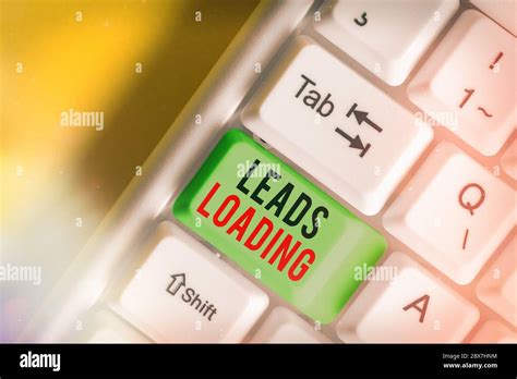 Conceptual Hand Writing Showing Leads Loading Concept Meaning Initiating Customer Regards With