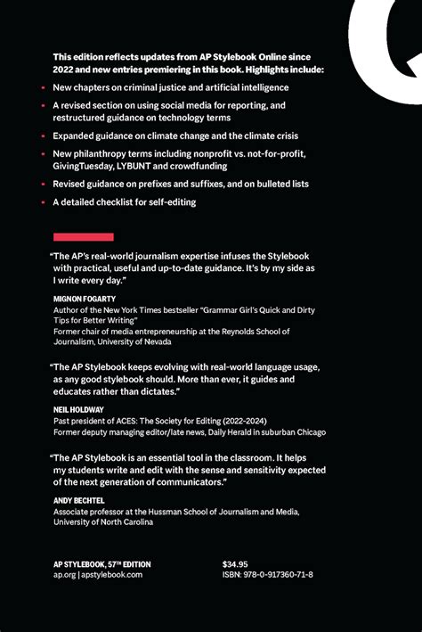 Ap Stylebook 57th Edition