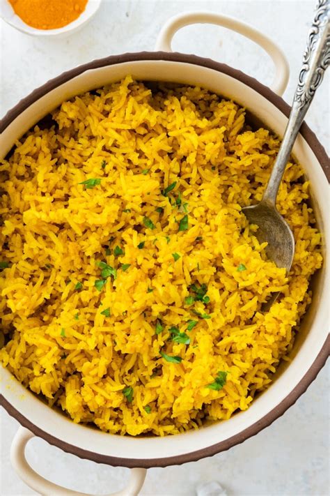 Quick And Easy Soft And Fluffy Turmeric Rice Eating Bird Food