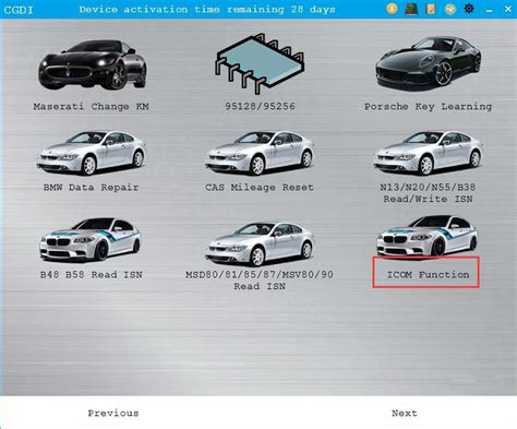 How To Use Bmw Icom Function Of Cgdi Prog Bmw Key Programmer