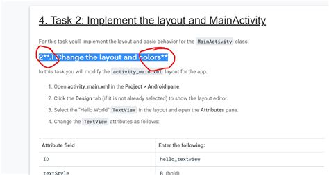 Android Kotlin Fundamentals Codelab Title Has 2 Around Itself