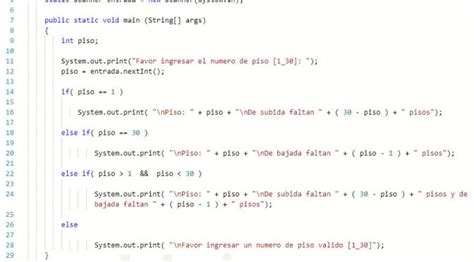 Sentencia If Else Java Cantidad Pisos Faltantes Tutorias Co