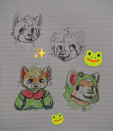 Pen N Marker Doodles While I Render Stuff R Furry