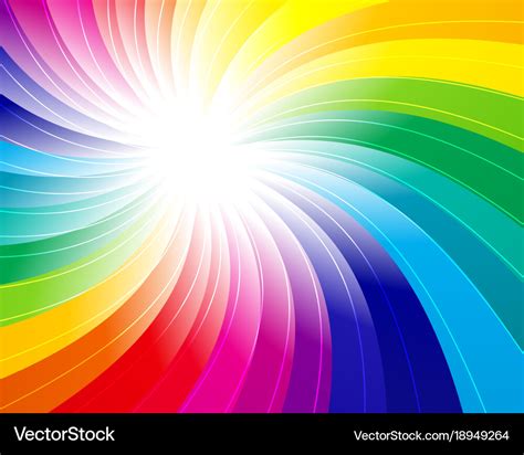 Vibrant Rainbow Stripes Background Royalty Free Vector Image