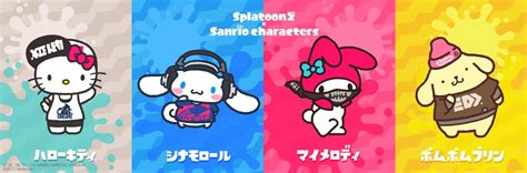 Japan A Sanrio Themed Splatfest Tournament Is Coming To Splatoon 2