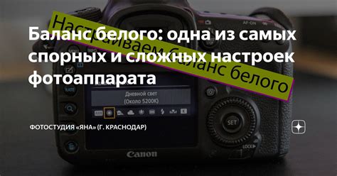 Баланс белого одна из самых спорных и сложных настроек фотоаппарата