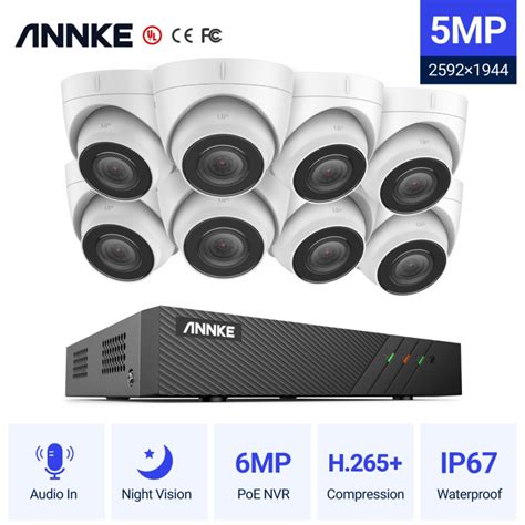 ANNKE SET MP N PBB POE NVR IP CAM ΕΞΩΤΕΡΙΚΕΣ I DS MP mm