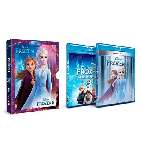 Blu Ray Dvd Frozen Y Frozen 2