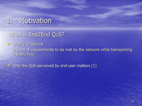 Ppt End To End Qos Provisioning In Umts Networks Midterm