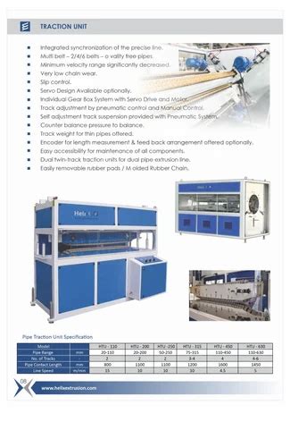 Automatic Hdpe Pipe Making Machine Capacity 800 Kg Hr At ₹ 600000 Unit In Ahmedabad