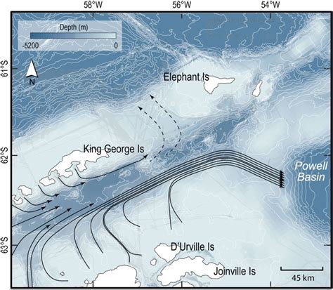 Seabed Morphology In Bransfield Strait Showing The Inferred Download Scientific Diagram