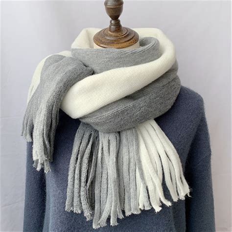 Bufanda De Punto Bufanda De Invierno Caliente Bufanda De Etsy