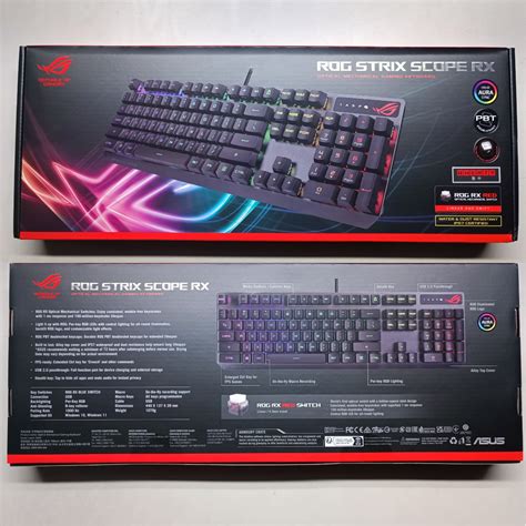 Asus Rog Strix Scope Rx Pbt Rgb