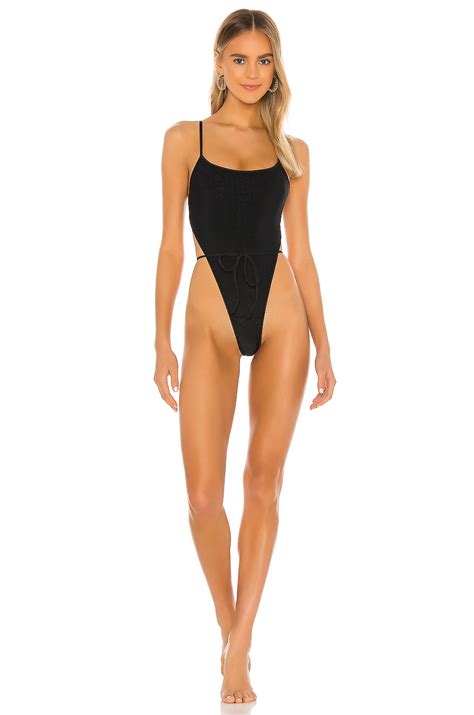 Frankies Bikinis X Revolve Croft One Piece In Black Revolve