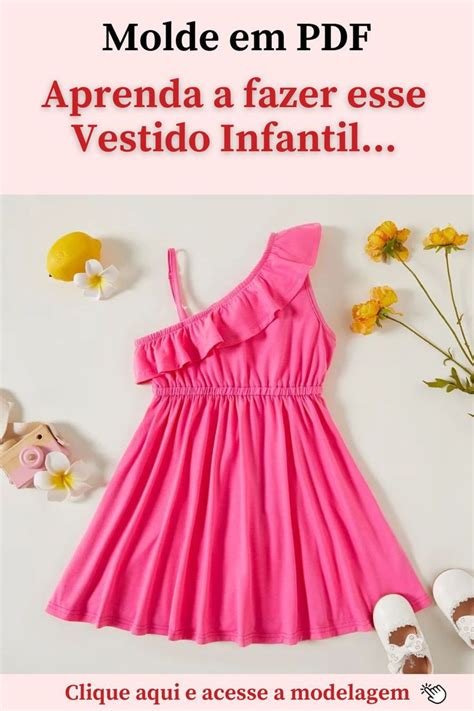 Molde Vestido Infantil Molde De Roupas Infantis Molde Infantil Molde
