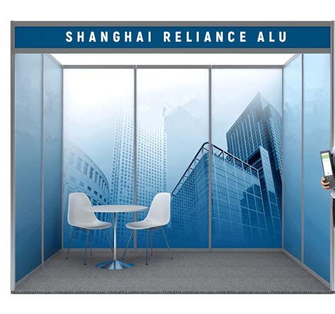 Aluminum Extrusion Modular Shell Scheme Standard Expo Booth Medical