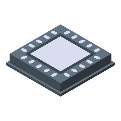Nanotechnology Processor Icon Isometric Style 15914647 Vector Art At Vecteezy