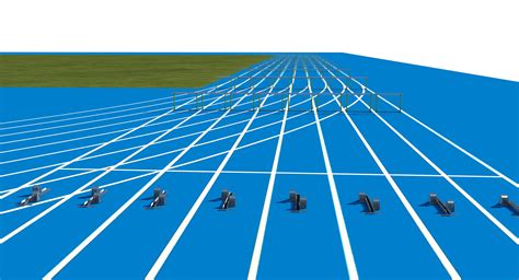 Running Track 3D Model 39 Max Fbx Obj 3ds Free3D