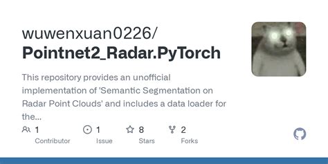 Github Wuwenxuan0226pointnet2radarpytorch This Repository
