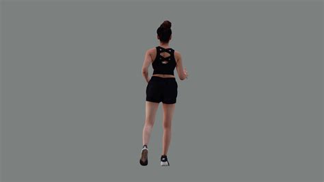 Female Running Pose 3d Model Turbosquid 2028942