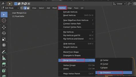 TUTOS EU 3D Retirer Les Points En Double Dans Blender