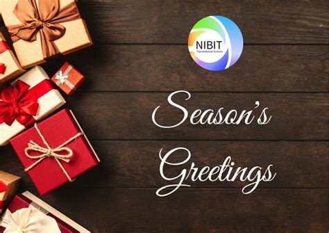 Seasons Greetings From Nibit Translational Science Nibit Translational Science