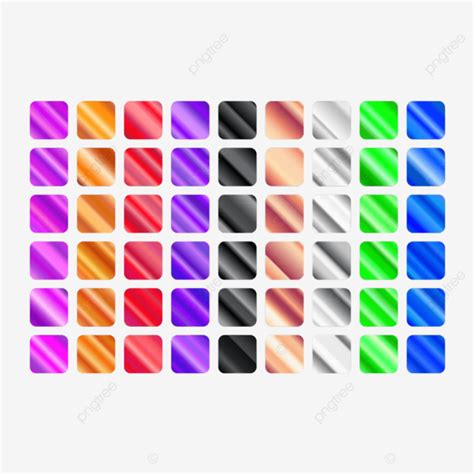 Vector Gradient Set Multicolor Sphere Isolated Objects Rounded