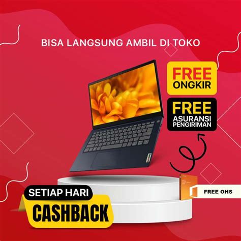 Jual Laptop Lenovo Ideapad Slim 3i 14igl05 Intel Celeron N4020 Ram 4gb