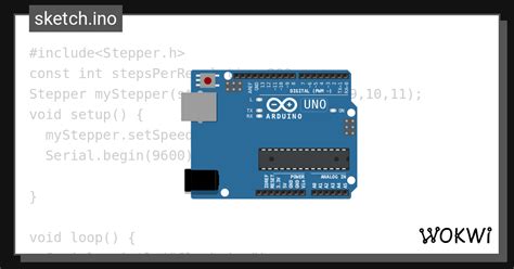 Es 7 Stepper Motor Wokwi Esp32 Stm32 Arduino Simulator