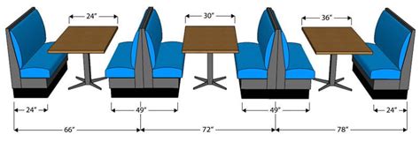 Restaurant Booth Dimensions Booth Measurements Size Guide 2024 Artofit