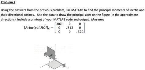SOLVED Problem 2 Using The Answers From The Previous Problem Use
