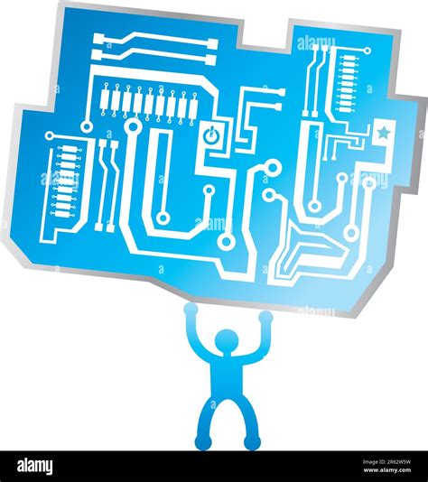 Circuit Board Pattern Design Background Stock Vector Image And Art Alamy