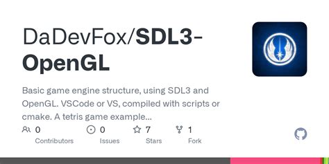 Github Dadevfoxsdl3 Opengl Basic Game Engine Structure Using Sdl3