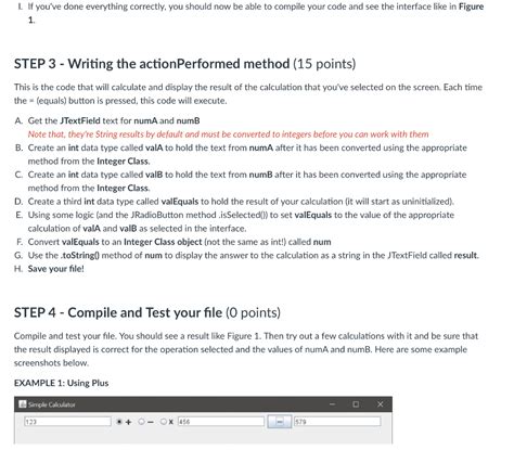Solved Final Project Simple Calculator Gui Use Swing To