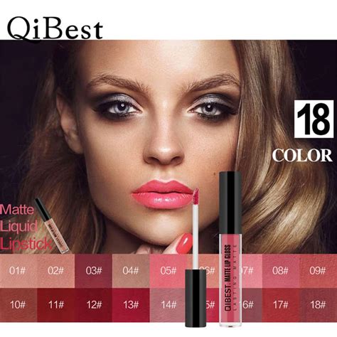 Sexy Qibest Liquid Lipstick Long Lasting Waterproof Lip Gloss Elegant