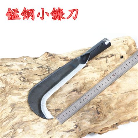 农用小镰刀割草刀锰钢劈柴刀砍柴刀砍竹除草工具砍柴刀小弯头刀具虎窝淘